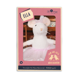 Het Muizenhuis knuffel muis Ella 12cm ballerina Bezige Bijtjezzz